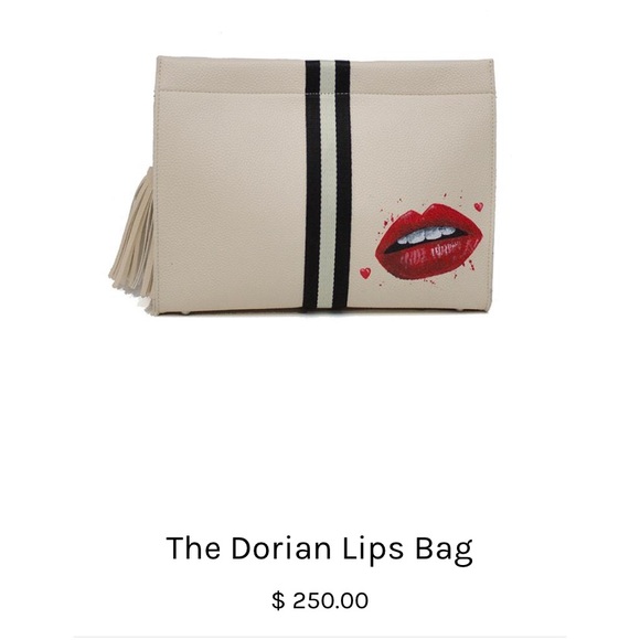 Meira T | Bags | Meira T The Dorian Lips Clutch | Poshmark